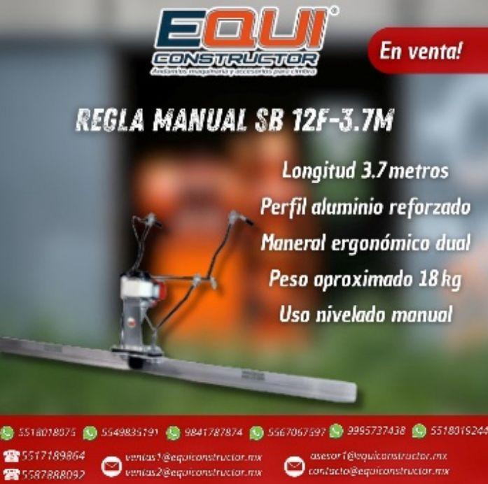 REGLA MANUAL SB 12F-3.7m La regla vibratoria MAG SB 12, Ciudad de ...