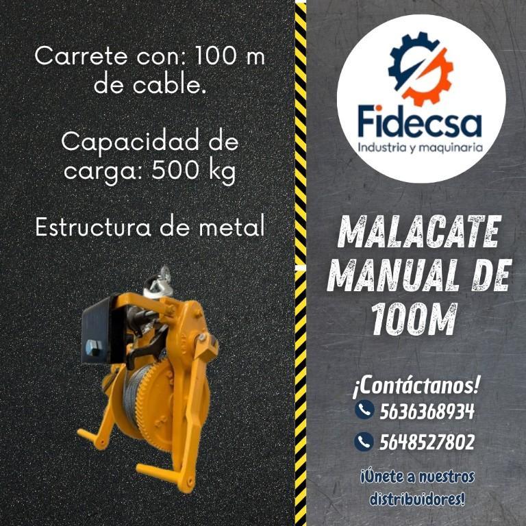 Malacate Manual de 100m 4, Zacatecas