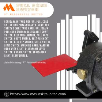 Emergency Stop Pull Cord Switch Terbaik untuk Belt Conveyor, Indramayu